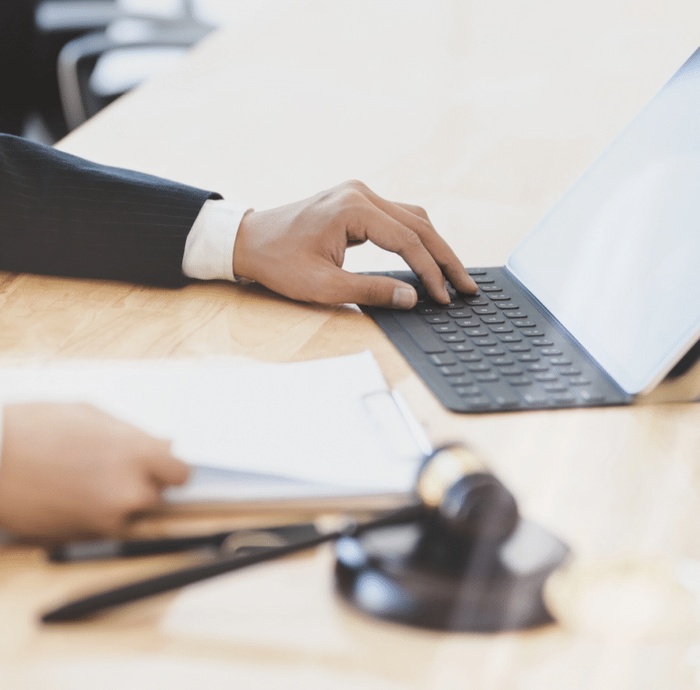 Justice-involved individual information via secure online portals